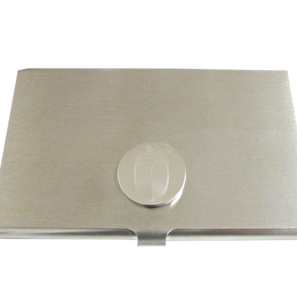 Kiola Designs | Accessories | Silver Toned Etched Acorn Business Card ...
